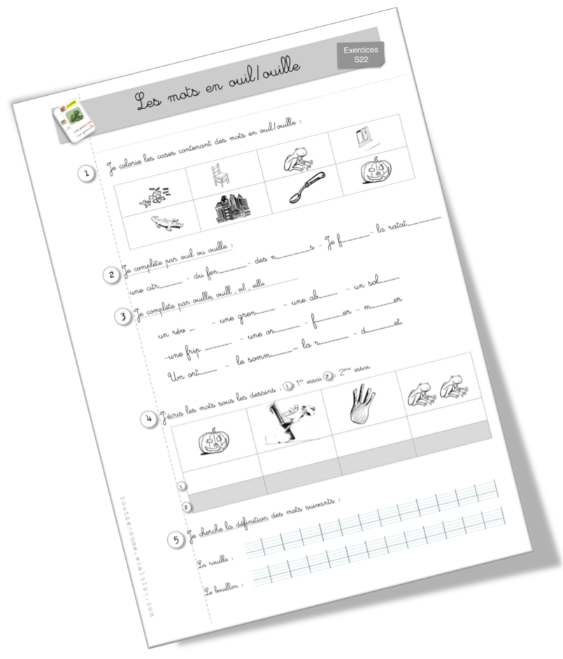 Exercice: Le son ouille | Bout de Gomme