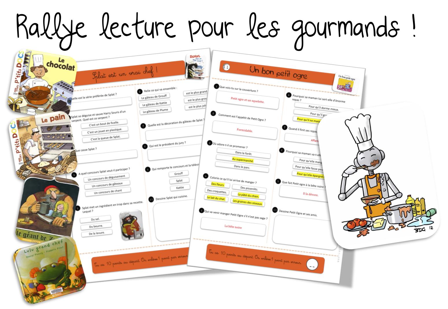 Ateliers lecture "Alimentation " - Bout de gomme