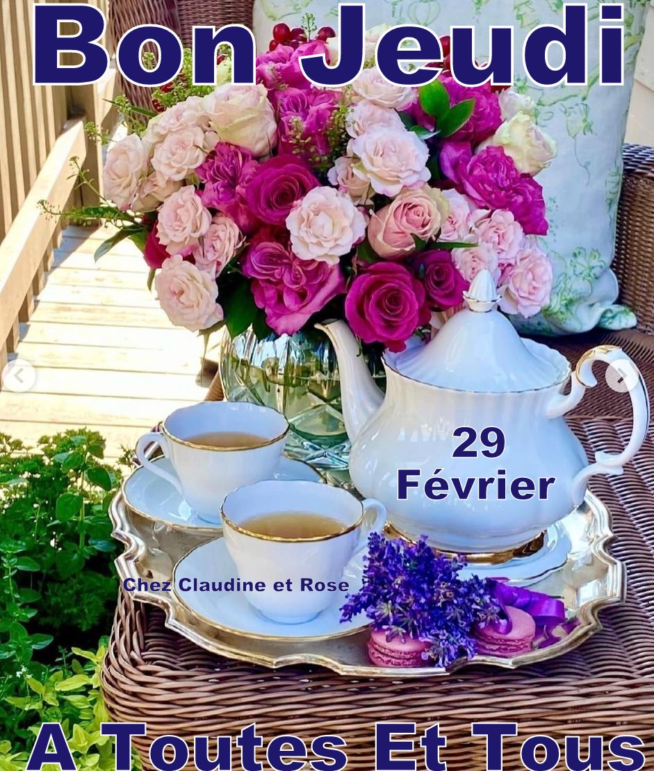 BONJOUR BON JEUDI MERCI MES AMIES IS