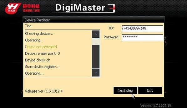 Comment faire pour activer Digimaster 3?