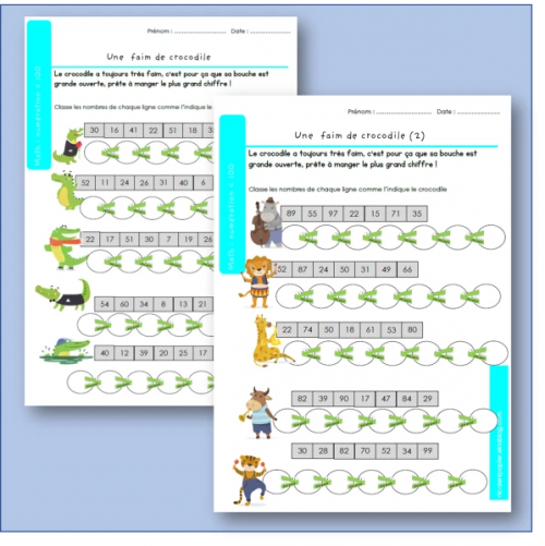 plus petit que / plus grand que