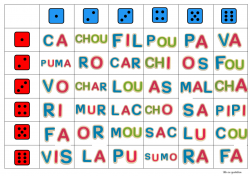 le tableau des syllabes