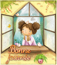 gif animé,BONNE JOURNEE,blinkie - Decoklane