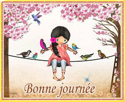 gif animé,BONNE JOURNEE,blinkie - Decoklane